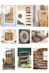 10 Farmhouse Style Pallet Wood Projects - Ahna Fulmer